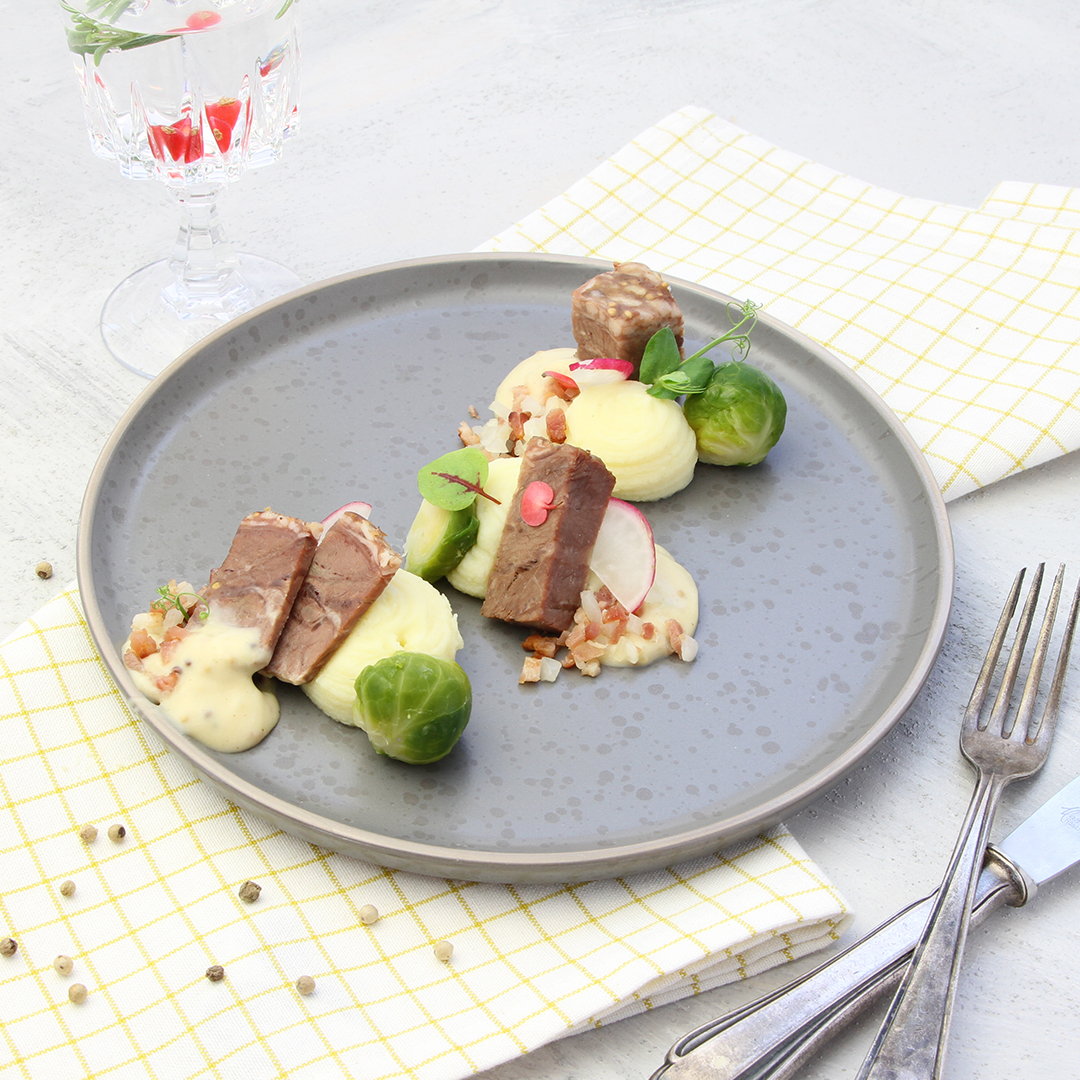 Kalfswang in mosterdsaus - Distrivers